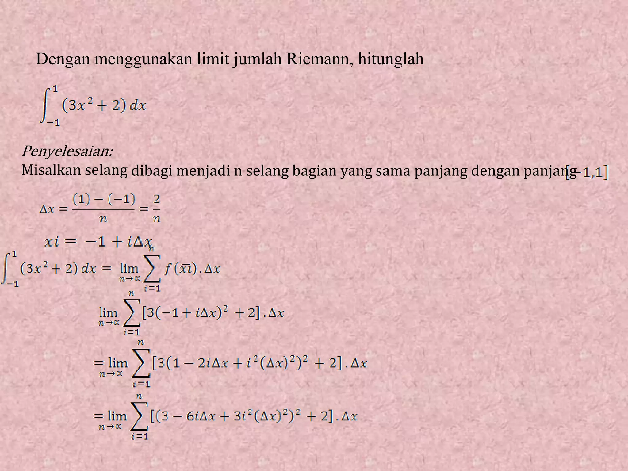KALKULUS INTEGRAL (miftahul jannah) | PPT