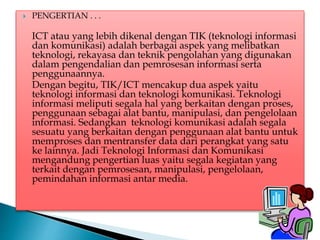 tugas ICT | PPTX