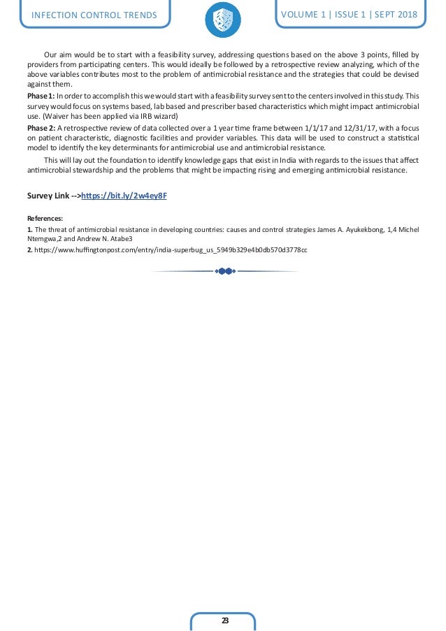 News letter Infection Control Trends