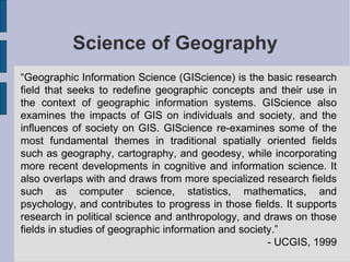 ICT in Geography | PPT