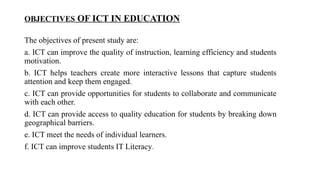 Integration of ICT in Teaching and Learning | PPTX