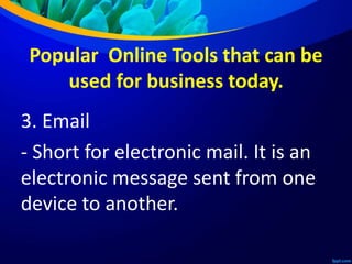 ICT online tools & Internet Safety | PPTX