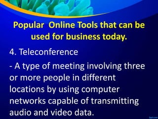 ICT online tools & Internet Safety | PPTX