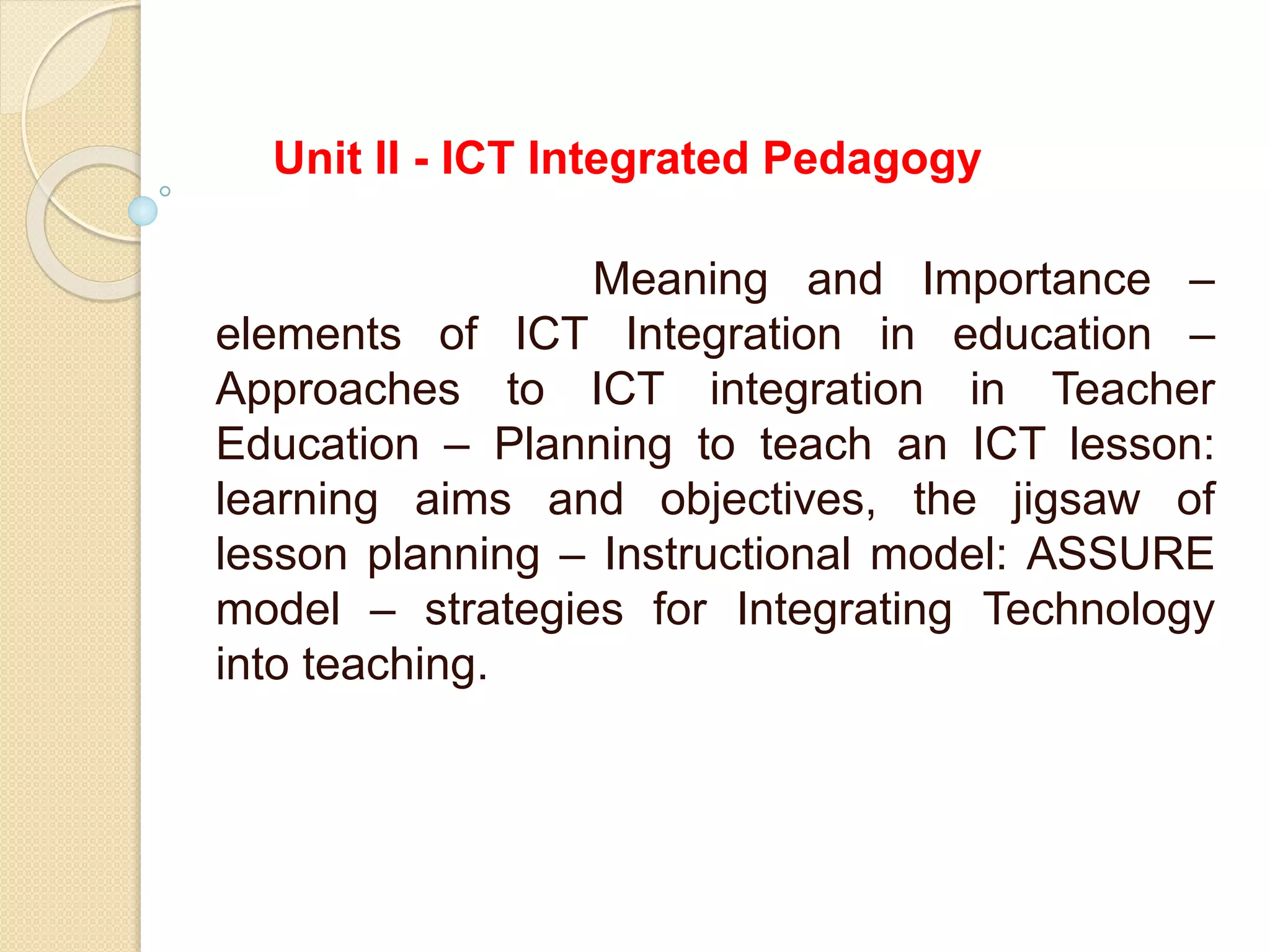 ICT PEDAGOGY | PPTX