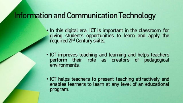 ICT PEDAGOGY INTEGRATION IN LEARNING PLANS.pptx | Professional School ...