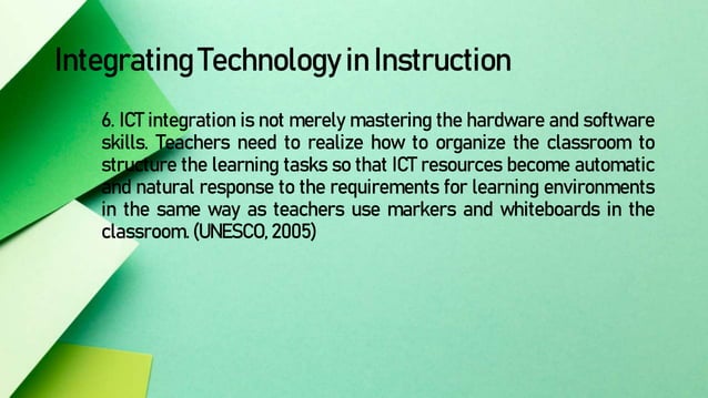 ICT PEDAGOGY INTEGRATION IN LEARNING PLANS.pptx | Professional School ...