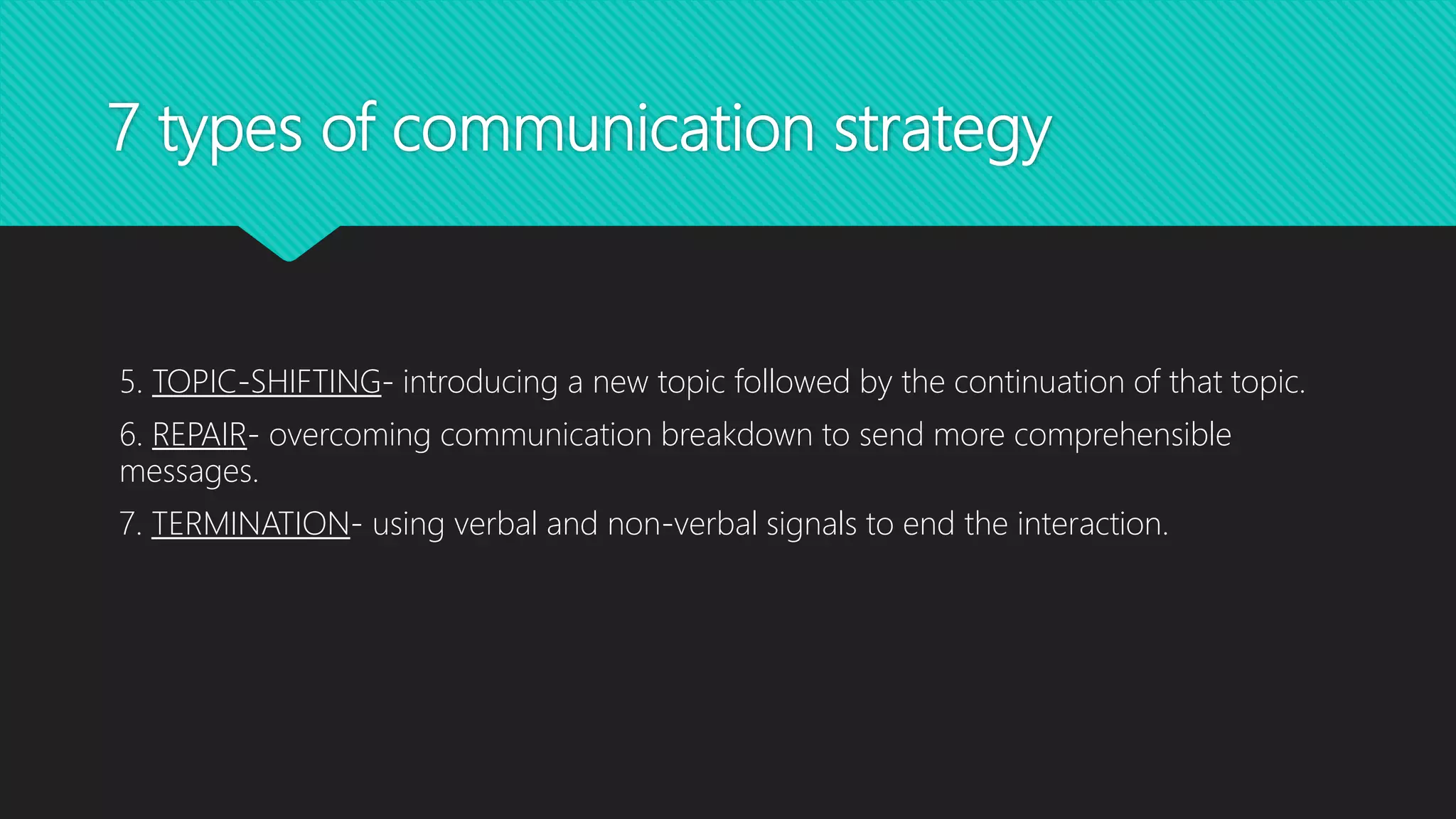 Types of communication Strategy (ICT) | PPTX
