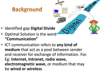 ICT perspectives for rural development | PPTX | Internet | Computing