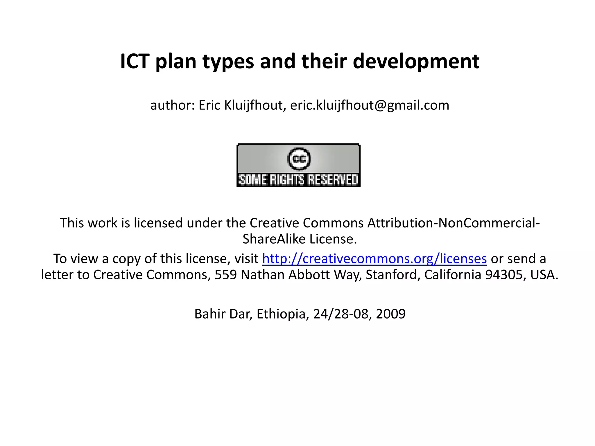Ict plan types and their development | PPTX | Civil Engineering ...