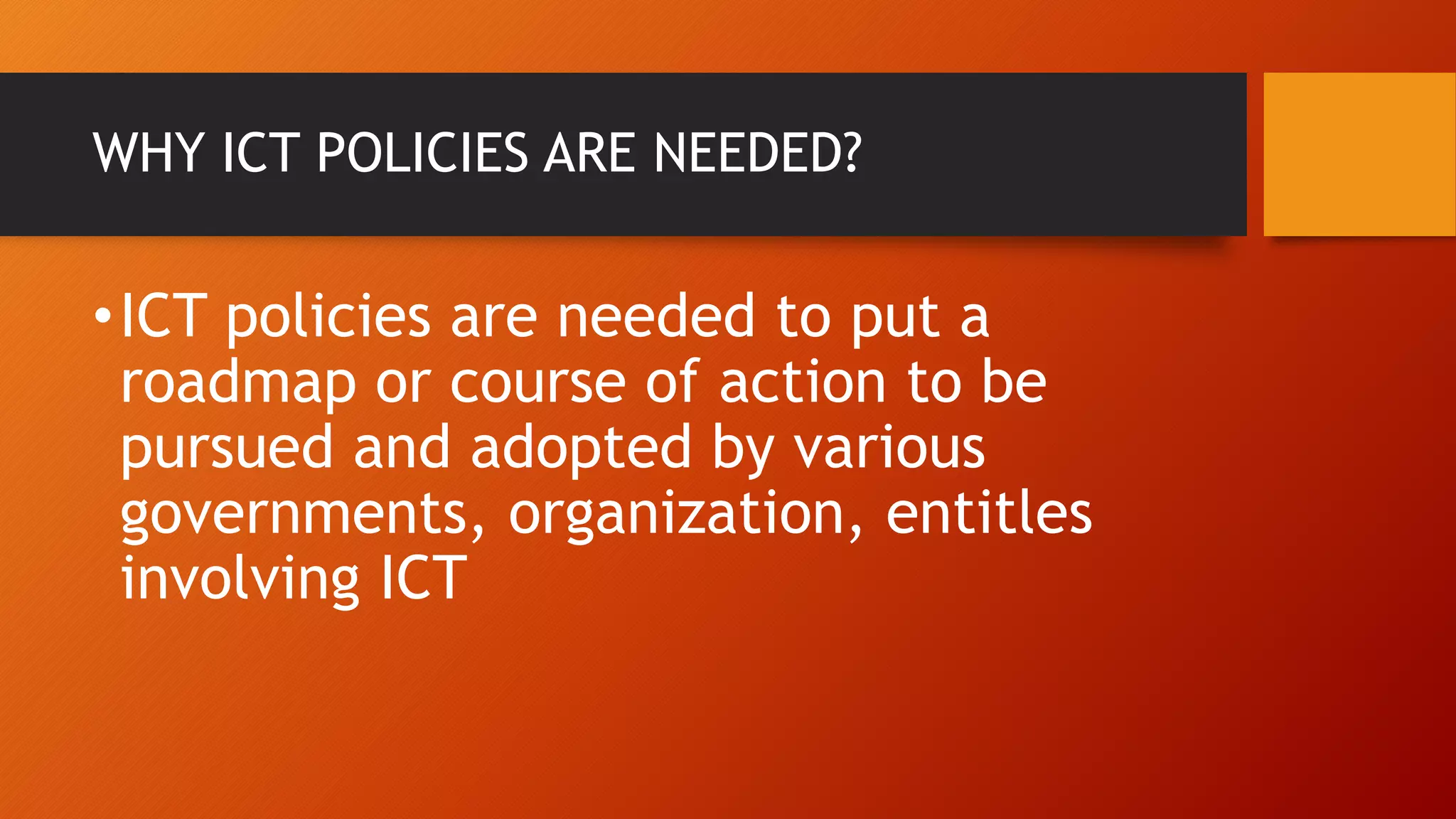 ICT POLICIES AND ISSUES.pptx