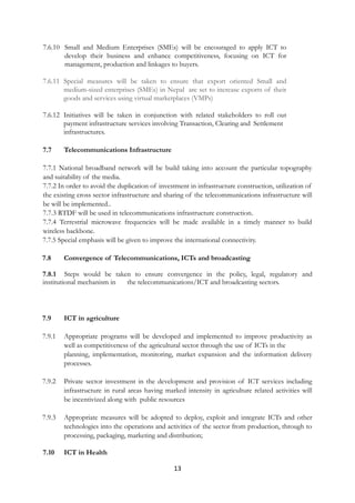 Ict Policy In Nepal Pdf