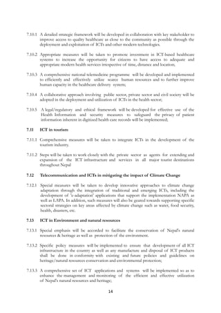 ICT Policy in Nepal | PDF
