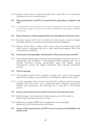 ICT Policy in Nepal | PDF