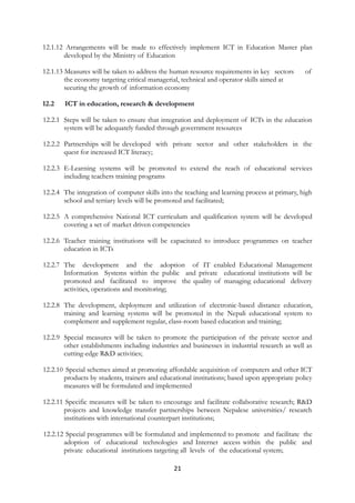 Ict Policy In Nepal Pdf