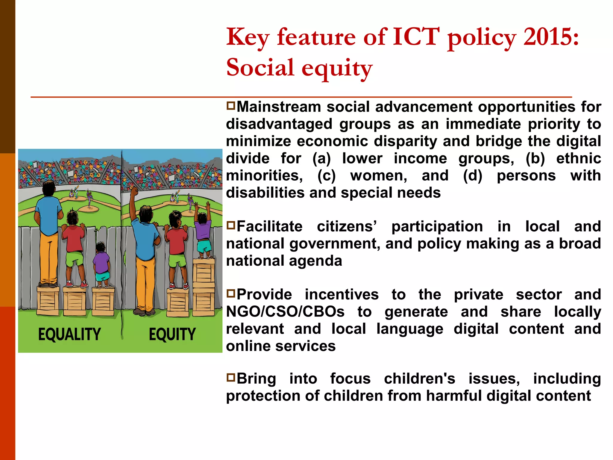 National ICT Policy of Bangladesh 20015 | PPT