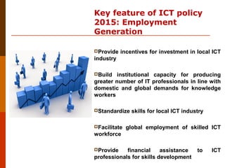National ICT Policy of Bangladesh 20015 | PPT | Internet | Computing