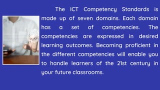 ICT policy standards for the technology of education subject.pptx
