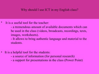 Ict power point | PPT
