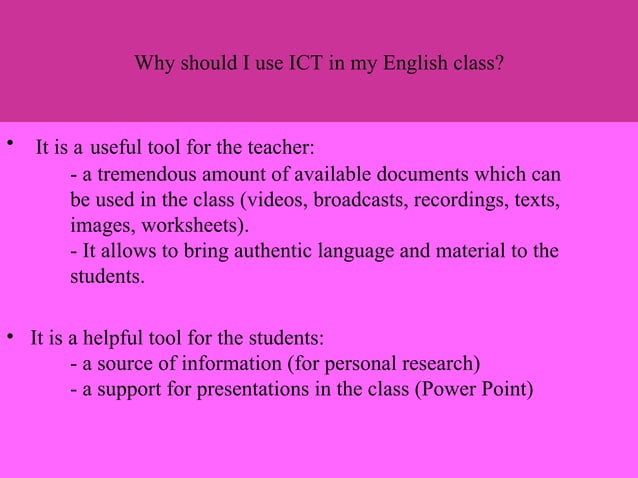 Ict power point | PPT
