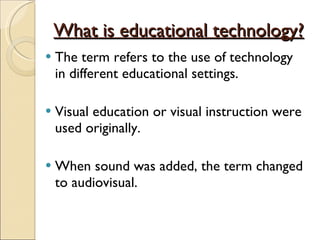 Educational Technology | PPT