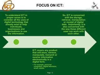 information and communication technology | PPTX