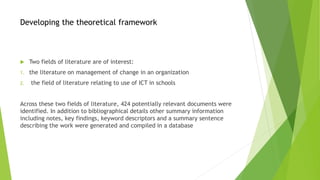 A theoretical and instrument framework | PPT