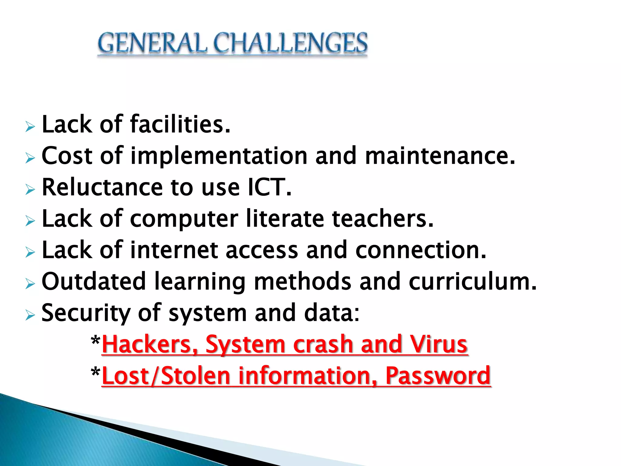 role of ICT in education | PPTX