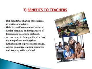 role of ICT in education | PPTX