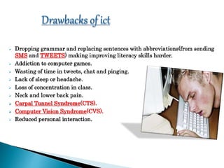 role of ICT in education | PPTX