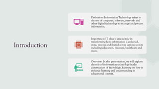 Use of Information communication technology | PPTX