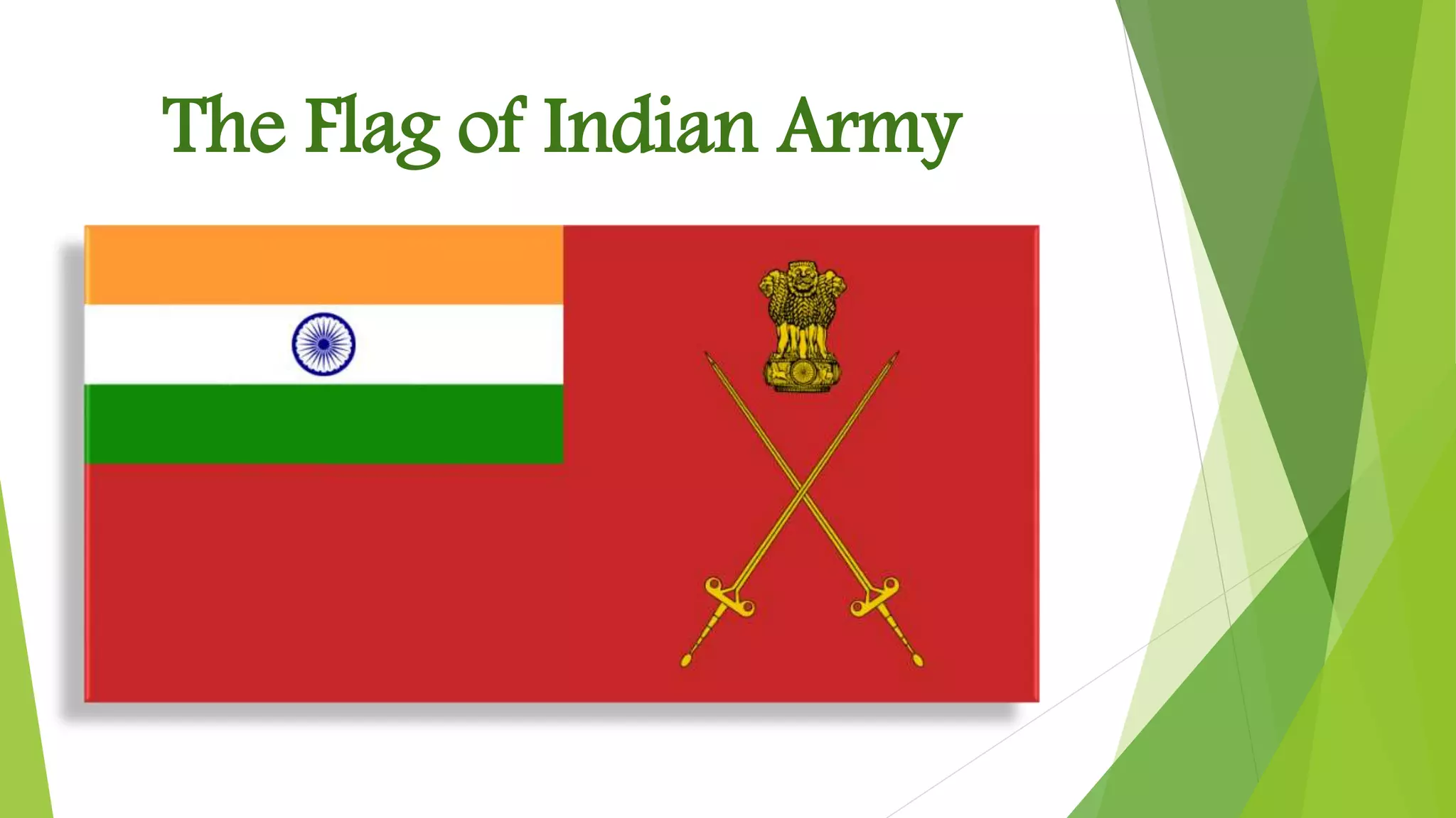 THE INDIAN ARMY | PPTX