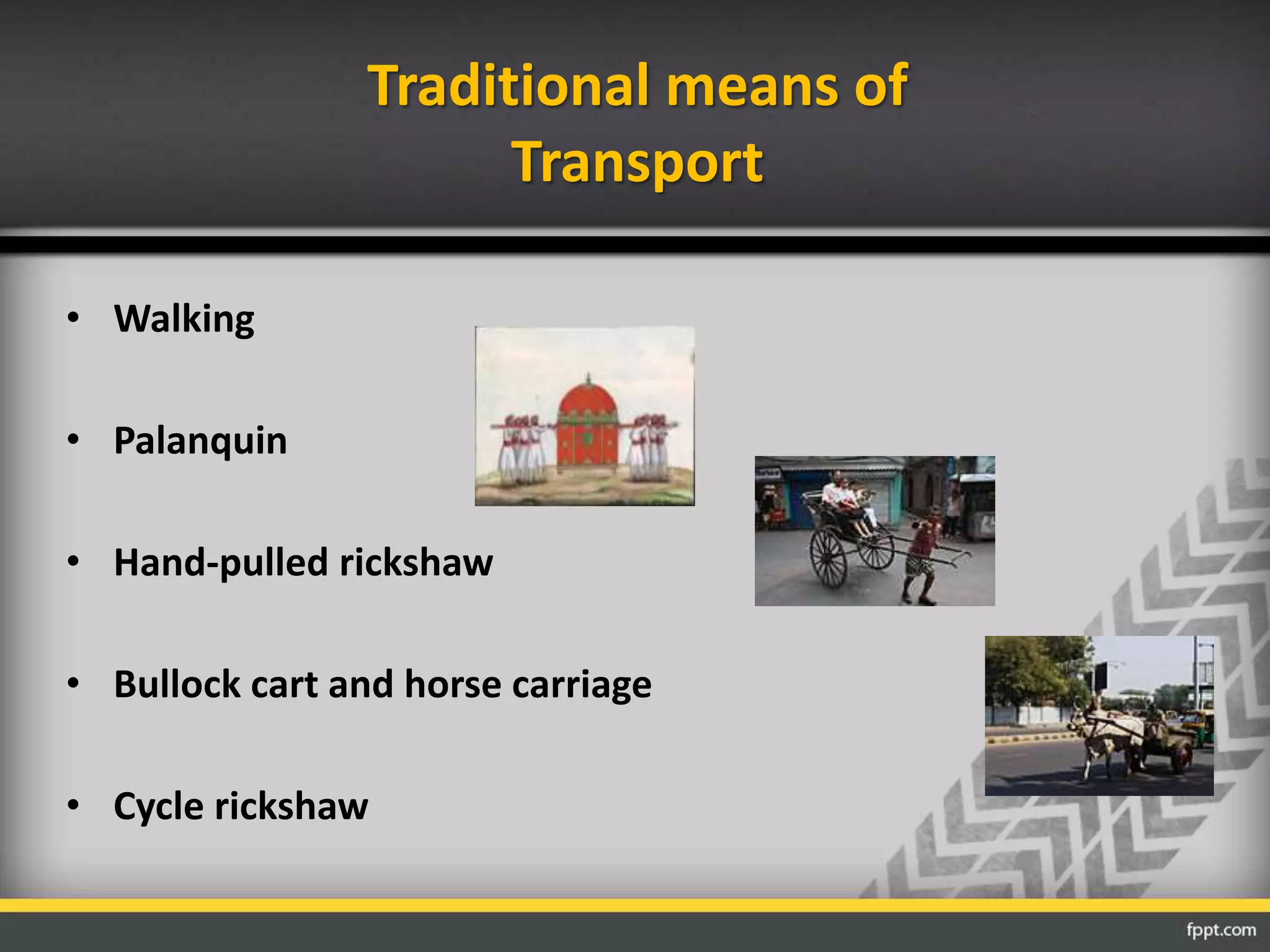 Transportation in India | PPTX