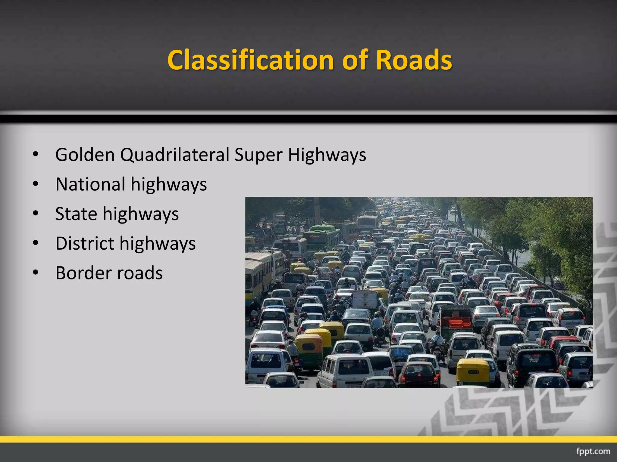 Transportation in India | PPTX