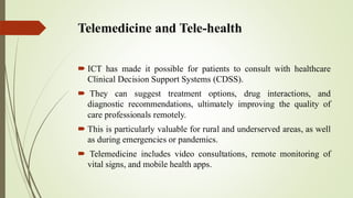 Ict in healthcare and well being use how it will be benefit | PDF