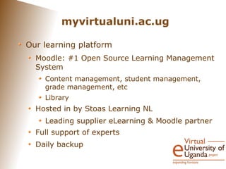 Virtual University of Uganda - ICT presentation | PDF