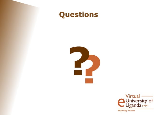 Virtual University of Uganda - ICT presentation | PPT