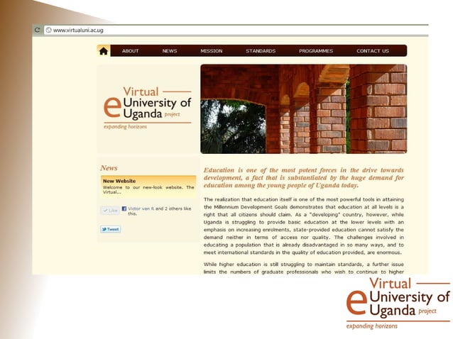 Virtual University of Uganda - ICT presentation | PPT