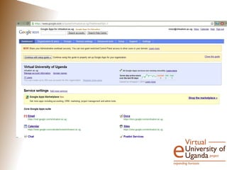Virtual University of Uganda - ICT presentation | PDF