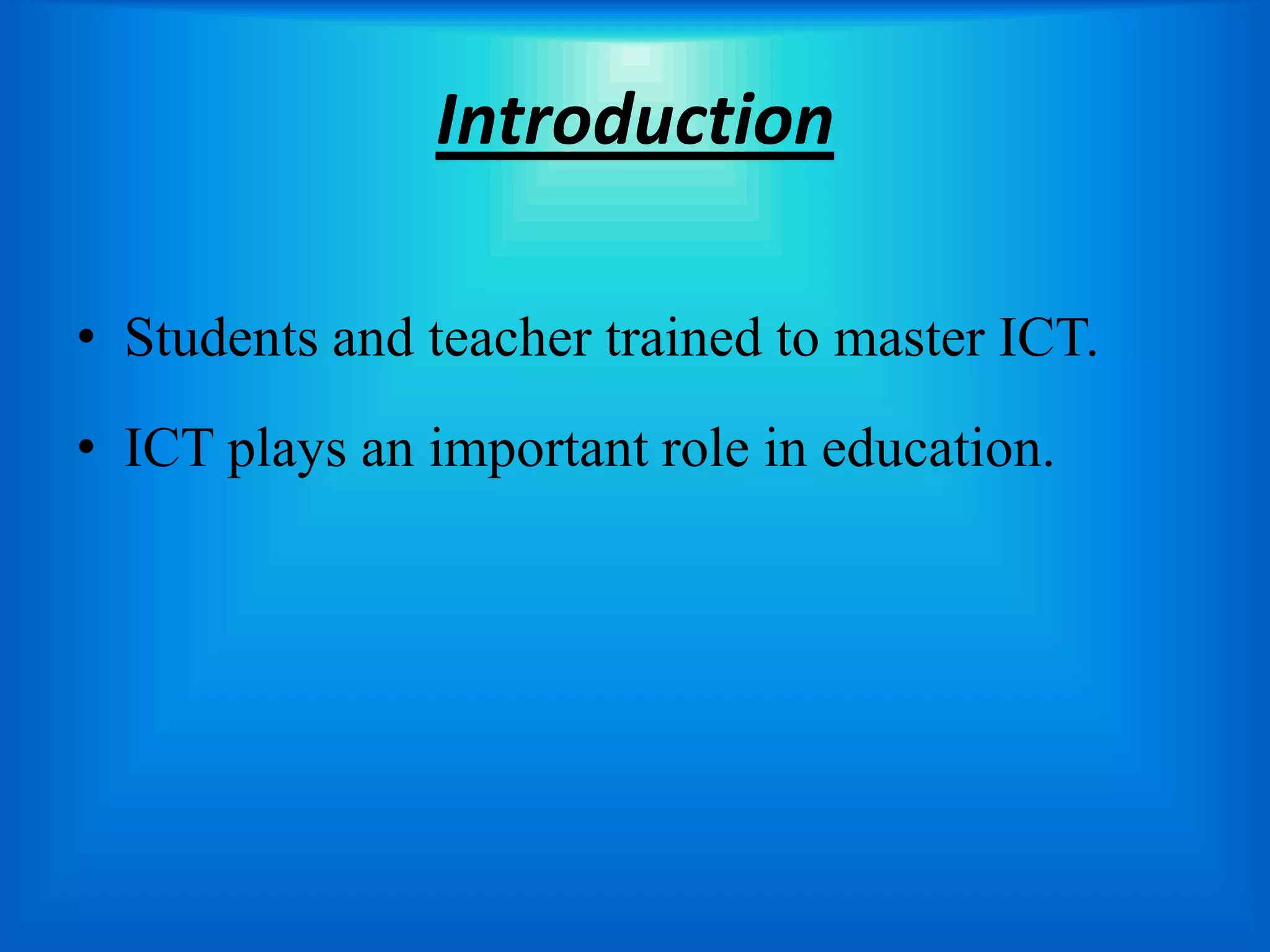 Ict presentation | PPT
