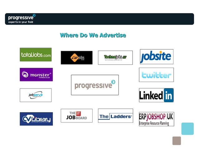 Progressive Recruitment Company Brochure | PPT