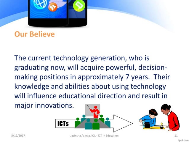 The use of ICT in Education | PPT