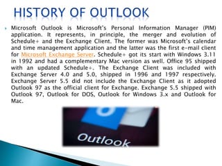 GMAIL, OUTLOOK,YAHOO | PPTX