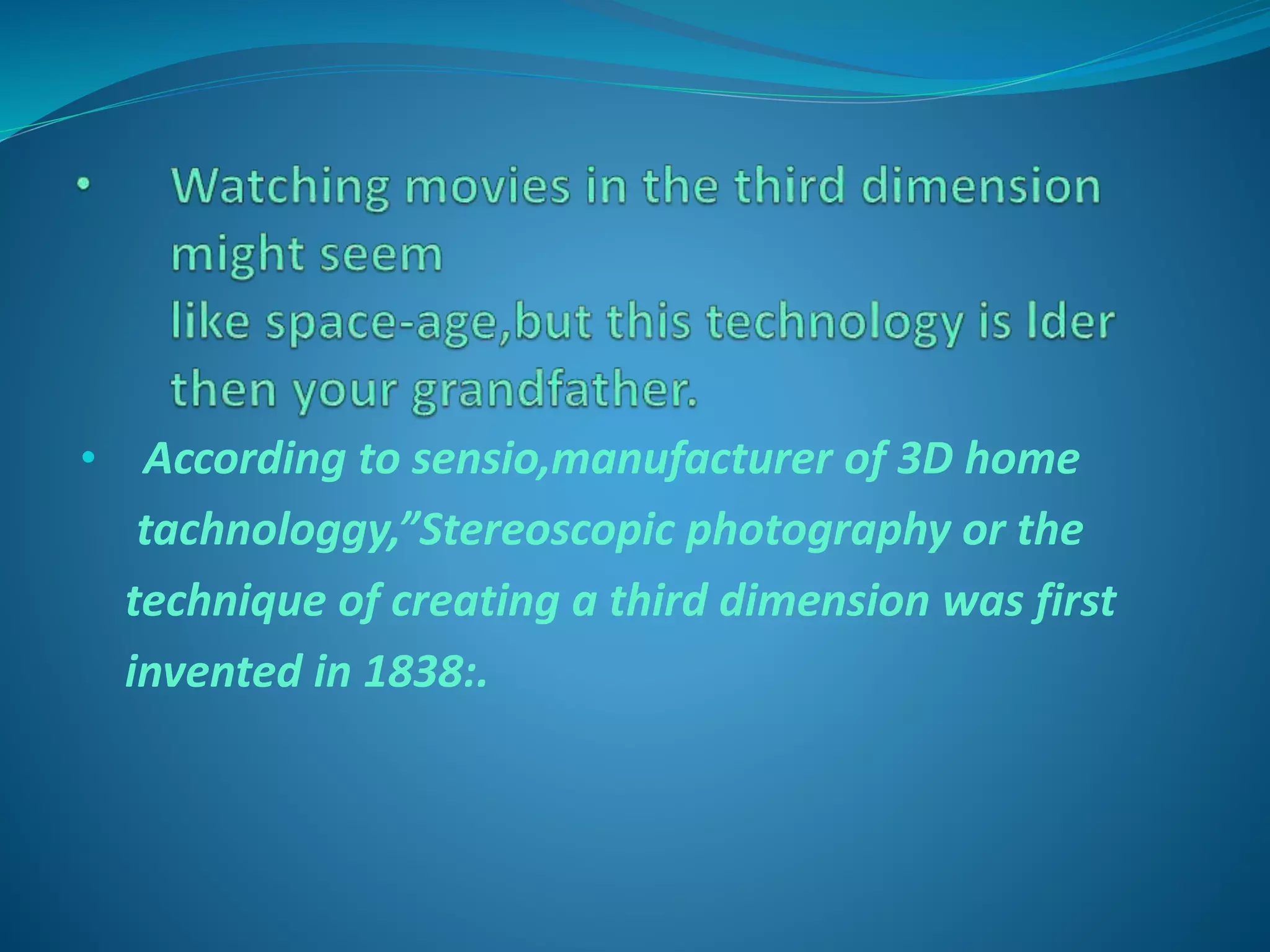 3D Holographic projection. | PPTX