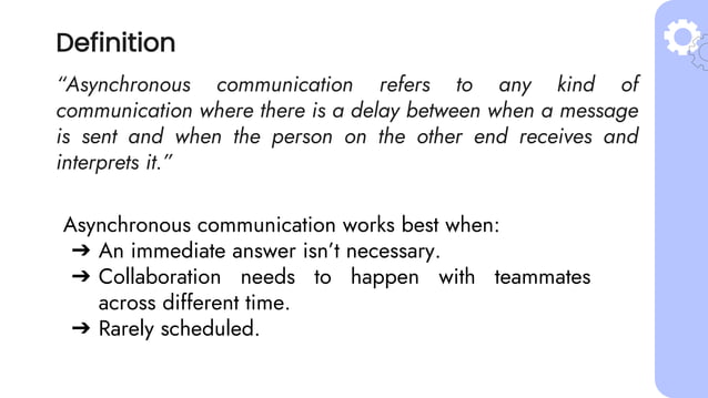 Synchronous and Asynchronous communication | PPTX