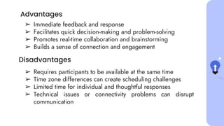 Synchronous and Asynchronous communication | PPTX