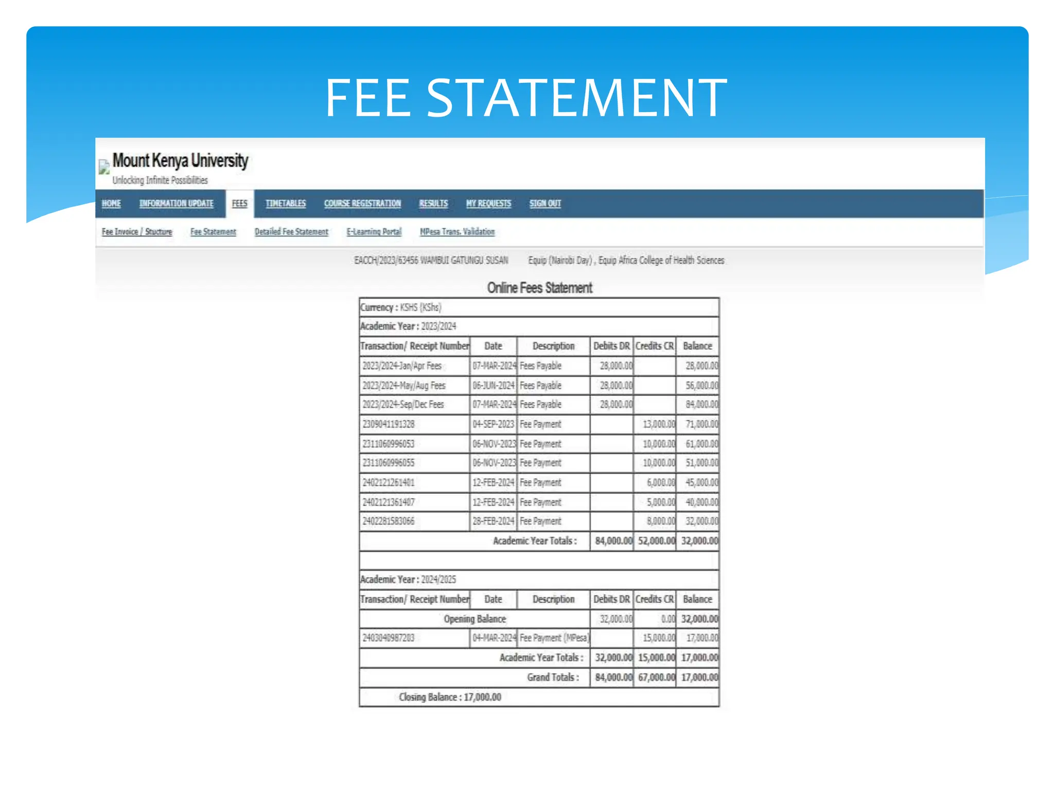 ICT PRESENTATION - LOGIN INTO STUDENT ACCOUN | PPT