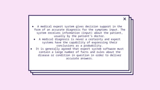 ICT Year 11 Presentation on Expert Systems | PPTX