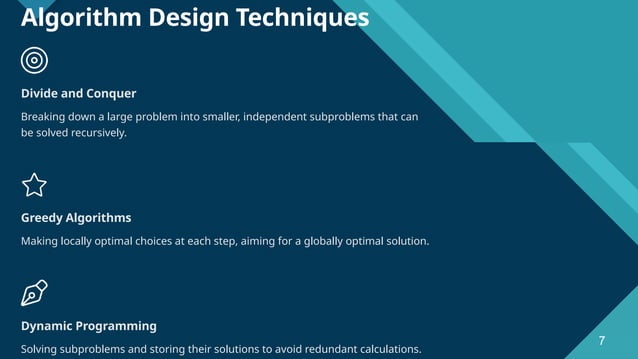 Presentation for computer studing in algorithm | PPT
