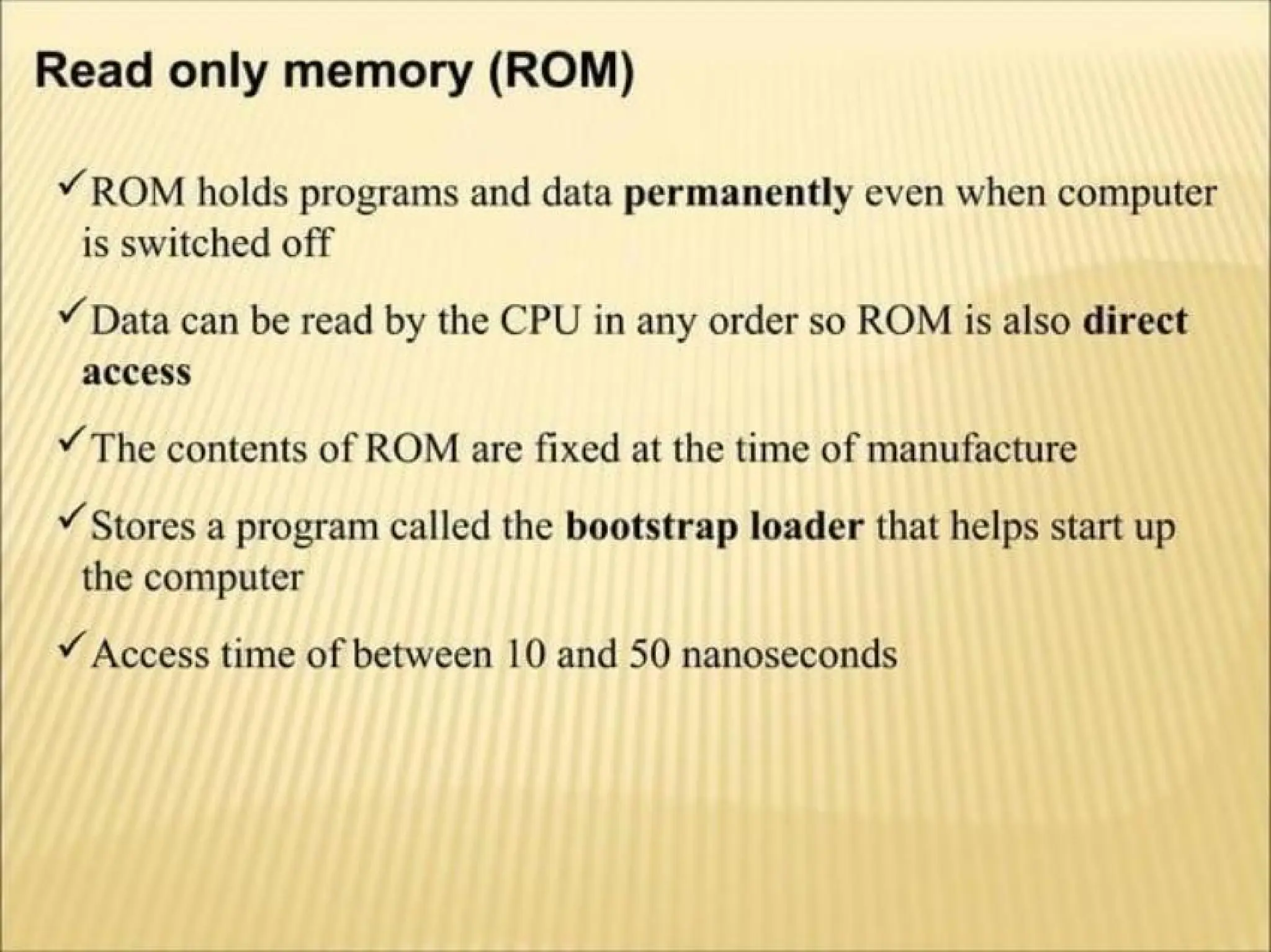ROM and its types ICT presentation by muhammad ramzan | PPTX