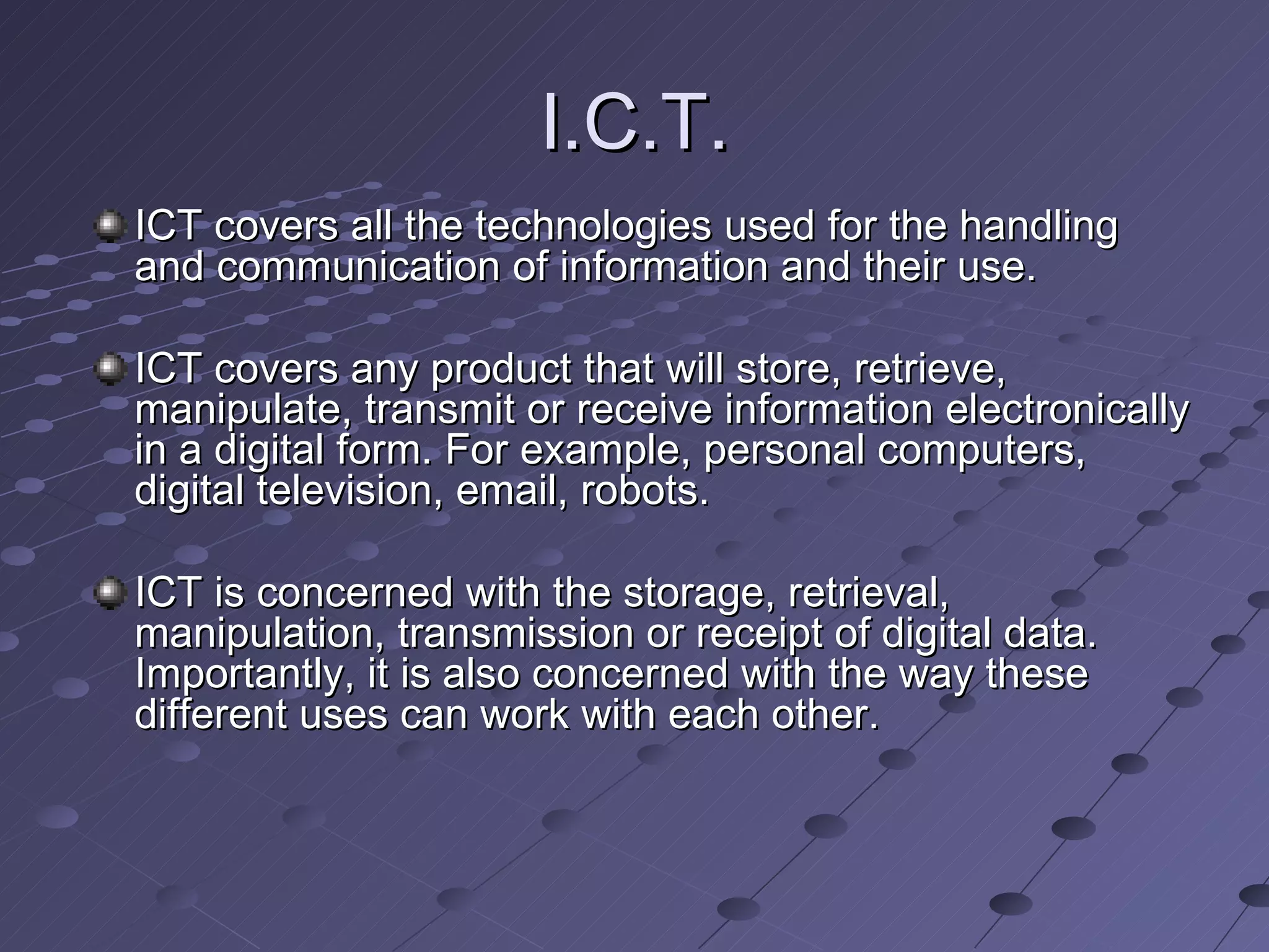 Ict presentation[1][2] | PPT